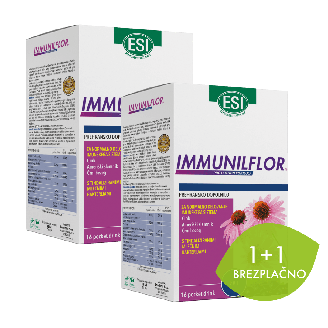 IMMUNILFLOR® POCKET DRINK 1+1 BREZPLAČNO - Sanofarm d.o.o.
